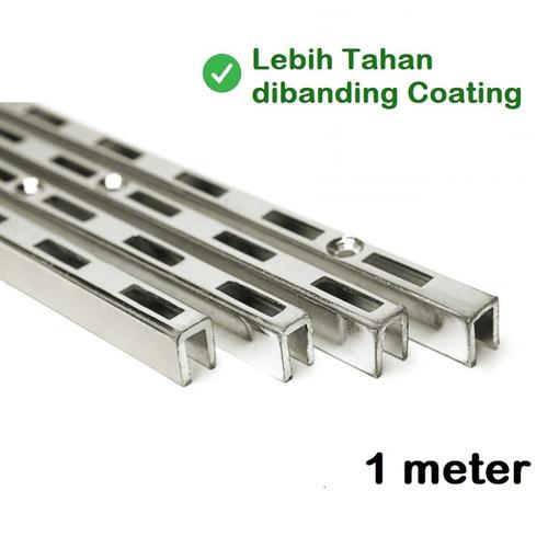 Jual (Instant) Tiang Bracket Stainless 100 cm | Tiang Braket 1 Meter ...