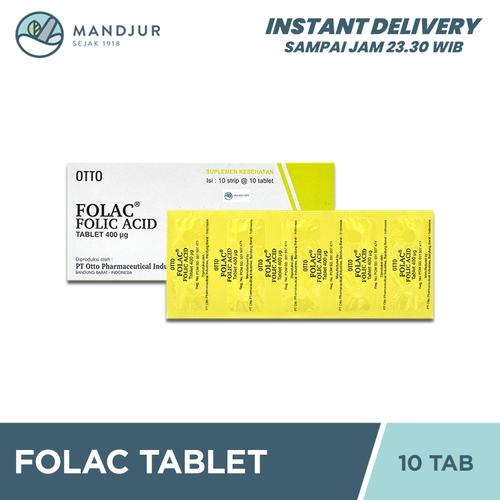 Jual Folac 400 mcg 10 Tablet - Suplementasi Asam Folat Ibu Hamil ...