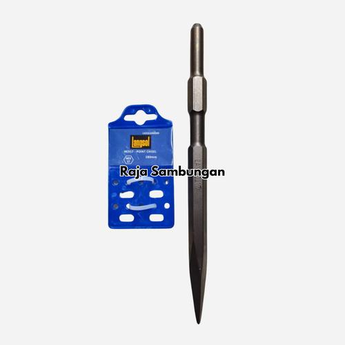 Jual Mata Bor Chisel Hex Point 17 x 280 mm Jack Hammer Drill Pahat ...