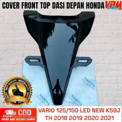 Jual cover front top panel kecil dasi Vario 125 150 new K59j 2018 hitam ...