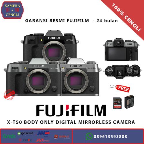 Promo FUJIFILM X-T50 Body Only Digital Mirrorless Camera Fuji XT50 Body ...