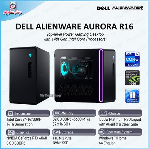 Jual DELL ALIENWARE AURORA R16 GAMING DESKTOP I7-14700KF 32GB RAM 1TB ...
