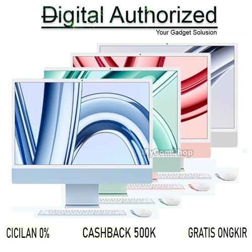 Jual iMac M3 Chip 4.5K 2023 24" inch 8GPU RAM 16GB 24GB | 256GB 512GB ...