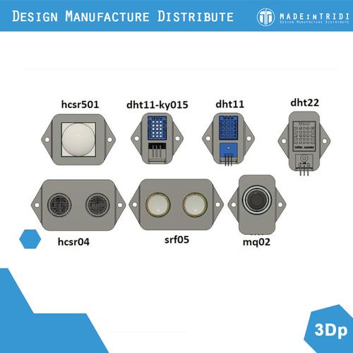 Jual Casing HC-SR04 sensor ultrasonic hcsr04 module sensor ultrasonic ...