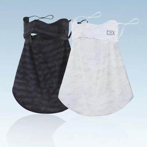 Jual uv shield unisex men women uv protect face shield dex golf - Hitam ...