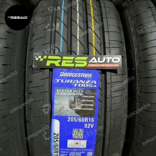 Jual Ban Bridgestone Turanza T005A 205/60 R16 92V (Ban Voxy) - - RES auto | Tokopedia