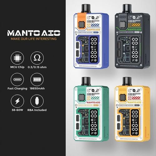 Jual Mod Aio Rincoe Manto Plus 2 kit With Rba Coil - Orange - Kota ...