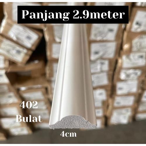 Jual Moulding Pvc / List Moulding Panjang 2,9meter - 402 Bulat ...