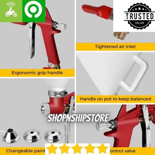 Jual Spray Gun Alat Bantu Cat Dinding Tekstur | Alat Semprot Cat ...