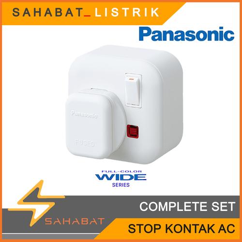 Jual STOP KONTAK AC PANASONIC / STEKER AC / OUTBOW DUS AC TYPE WBJ1214W ...