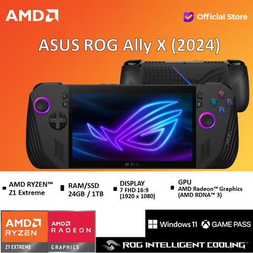 Promo Asus ROG Ally X AMD Z1 Extreme 24GB 1TB W11 7.0FHD 120Hz ...