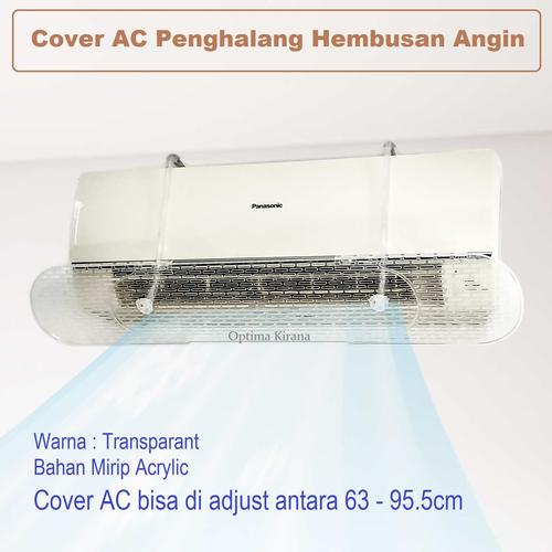 Jual Cover AC Penghalang Hembusan Angin Deflector Reflektor Talang AC ...
