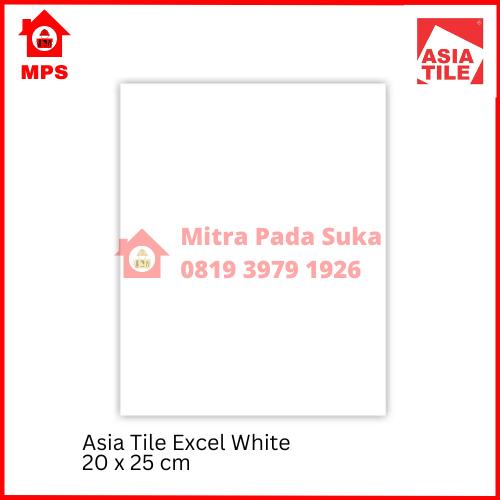 Jual 20x25 Excel White Asia Tile Keramik Dinding Putih Polos - Tf Lgsg ...