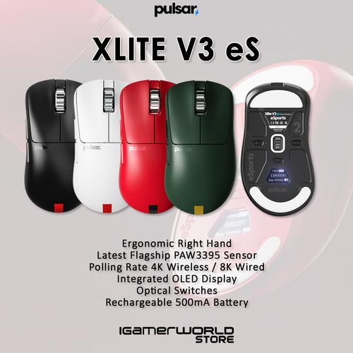 Jual Pulsar Xlite V3 eS Ergonomic Wireless 4K Dongle with OLED Display ...