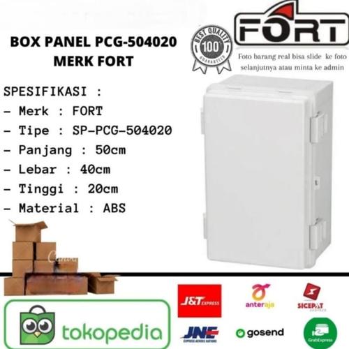 Jual Juntiction Box Panel Fort PCG-504020 Box Panel ABS 500x400x200mm ...