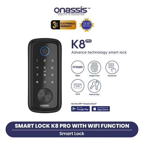 Promo ONASSIS SMART LOCK K8 PRO WITH WIFI FUNCTION Cicil 0% 3x ...