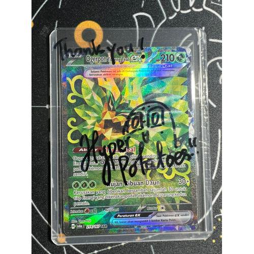 Jual Pokemon TCG Indonesia Ogerpon Topeng Teal Ex SAR 214/167 sv6s ...