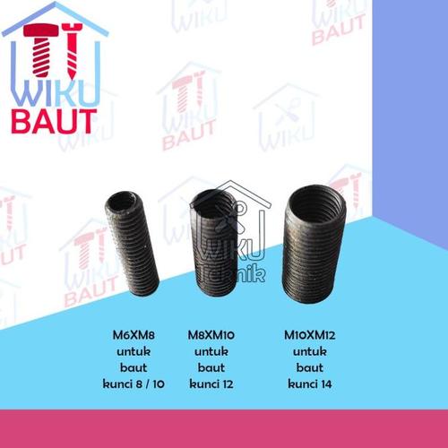 Jual Ready WiKu Bos Drat M6 M8 M10 M12 Shock Drat Baut Blok CVT Dol ...