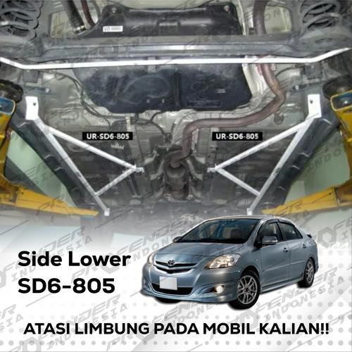 Jual ULTRA RACING - Side lower (6points) - SD6-805 - Toyota Vios 07 ...