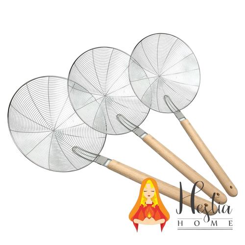 Promo HOME PRO Serok Stainless Steel Gagang Kayu Tebal Bulat 26 28 30 ...