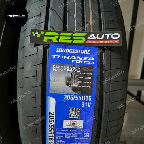 Jual Ban Bridgestone Turanza T005A 205/55 R16 91V Ban Xpander,Livina,Cortez - - RES auto | Tokopedia