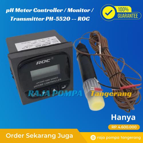 Jual pH Meter Controller / Monitor / Transmitter PH-5520 -- ROC ...