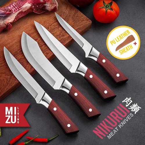 Jual MIZU NIKURUI Meat Knife Stainless Kitchen Knife Boning Knife ...