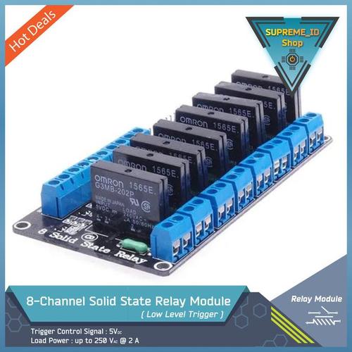 Jual 8-Channel Digital Trigger Solid State Relay SSR Switch Module | 5V DC - Jakarta Pusat - PT ...
