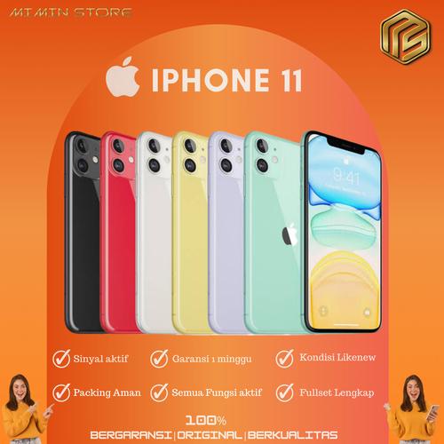 Jual iPhone 11 256GB/128GB/64GB Second Mulus 100% original - Putih ...