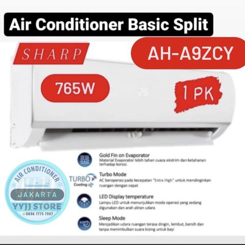 Jual AC Split SHARP AH-A9ZCY 1PK Standard Basic - Unit Only - Jakarta ...