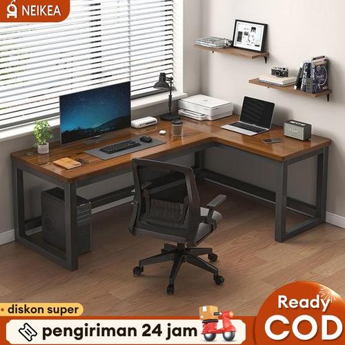 Jual Meja L Meja Kantor Serbaguna Meja Komputer Meja Kerja Meja Belajar ...