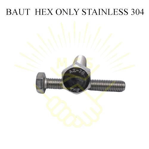 Jual BAUT HEX ONLY M18 X 110MM STAINLESS 304 - Jakarta Pusat - Mitra ...