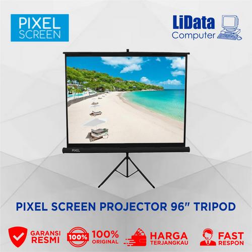 Jual Pixel Screen Projector 96" Tripod - Pixel Screen Projector 96 ...
