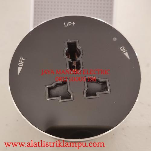 Jual Stop kontak universal untuk rel universal new socket for track ...