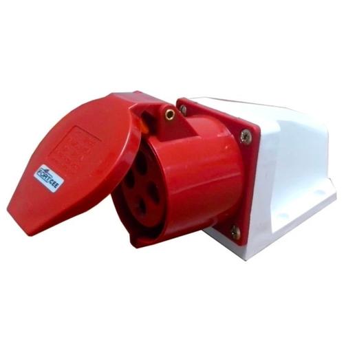 Jual Wall Socket CEE 124 4P 32A Surface Mounting 4 Pole 32 Ampere IP44 FT-CEE-124 - Jakarta ...