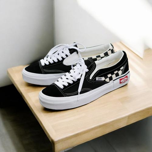 Jual Sepatu Vans Slip On Cut and Paste Black White Original 100% ...