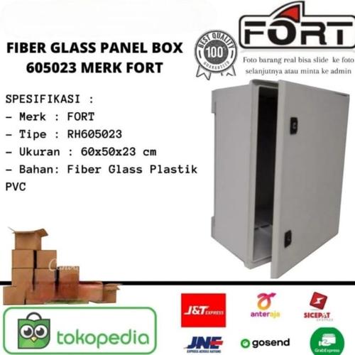 Jual Box Panel Fiber Glass Fort 600x500x230mm Box Panel Weather Proof ...