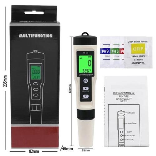 Jual BEST SELLER HYDROGEN METER TESTER H2 PH ORP TEM WATER QUALITY ...