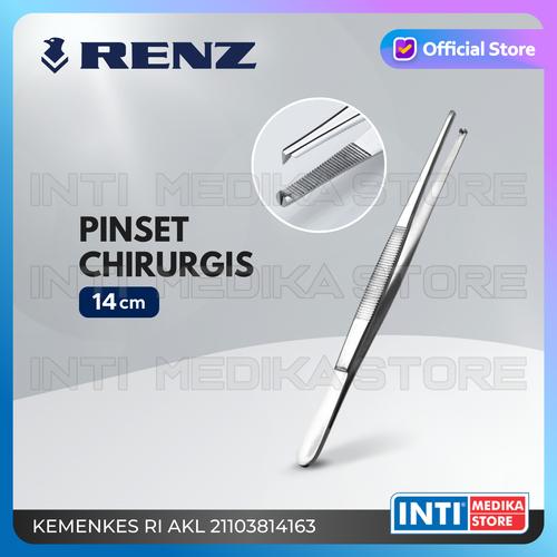 Promo RENZ - Pinset Chirurgis 14cm Stainless Steel | Pincet Surgical ...