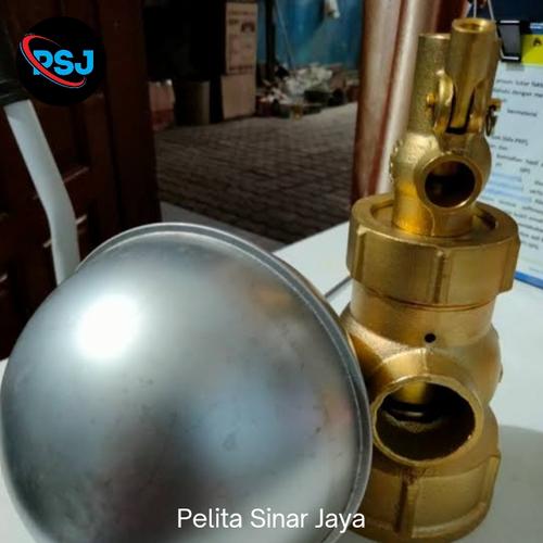 Jual Floating Valve Kuningan YUTA Drat 2" inch / Pelampung Tangki DN50 ...