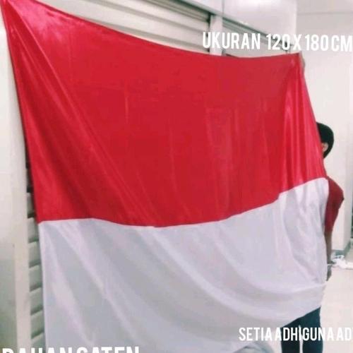 Jual Bendera Merah Putih 120 X 180 Bahan Satin Standar Outdoor Bendera ...