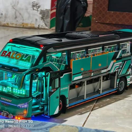 Jual miniatur bus balola full variasi telolet - Kab. Purbalingga ...