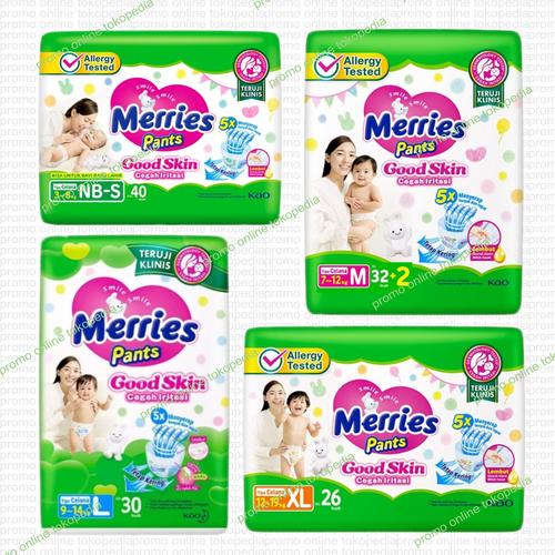 Jual MERRIES PANTS S40 S 40 / M34 M 34 / L30 L 30 / XL26 XL 26 / XXL18 ...