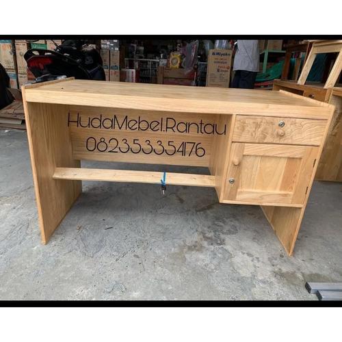 Jual Meja Kantor / Meja Belajar / Meja Kerja Kayu Sungkai - Kota ...