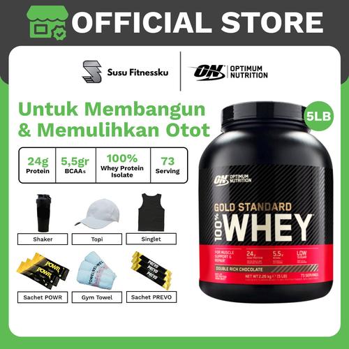 Promo ON Whey Gold Standard 5 Lb Optimum Nutrition Whey Gold ON WGS 5 ...