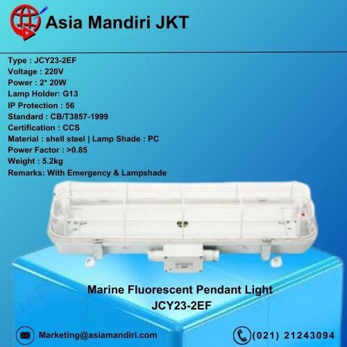 Jual Rumah Lampu Kapal Fluorescent Pendant Light JCY23-2EF IMPA 791861 ...