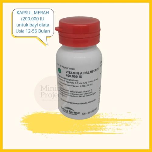 Jual BUNDLING Vitamin A kapsul posyandu Merah dan Biru 100.000/200.000 ...