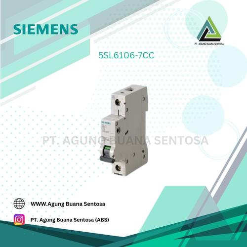 Jual MCB (Miniature Circuit Breaker)/Pemutus Arus 1P 6A 5SL6106-7CC ...