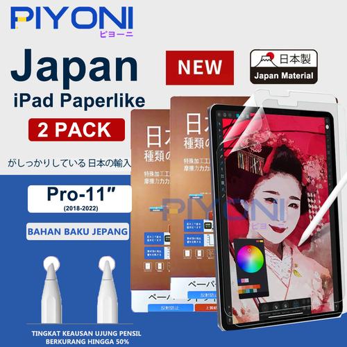 Promo 【2 Pack】Piyoni iPad Paperlike Pro 11 inch,Smooth Kent Paper,Japan ...