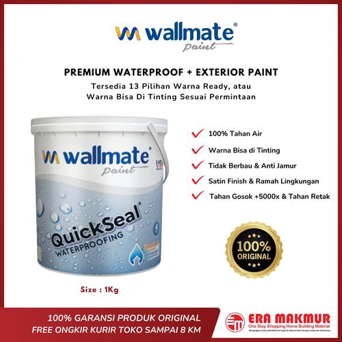 Jual WALLMATE - QUICKSEAL 1 Kg Cat Waterproofing (Cat Pelapis Anti Bocor) - White - Kota Bekasi ...